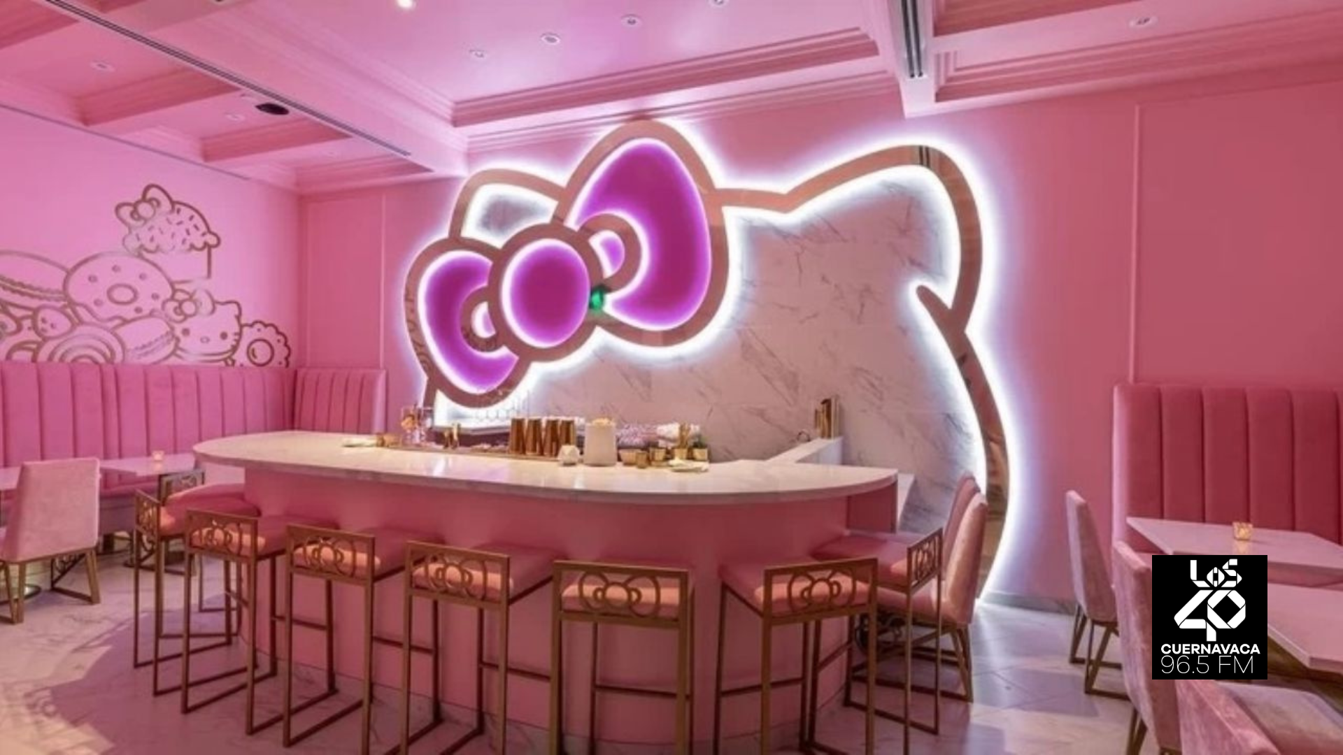 Adorable restaurante en Monterrey; "Hello Kitty Burgerland". - Los 40 Cuernavaca - 96.5 FM